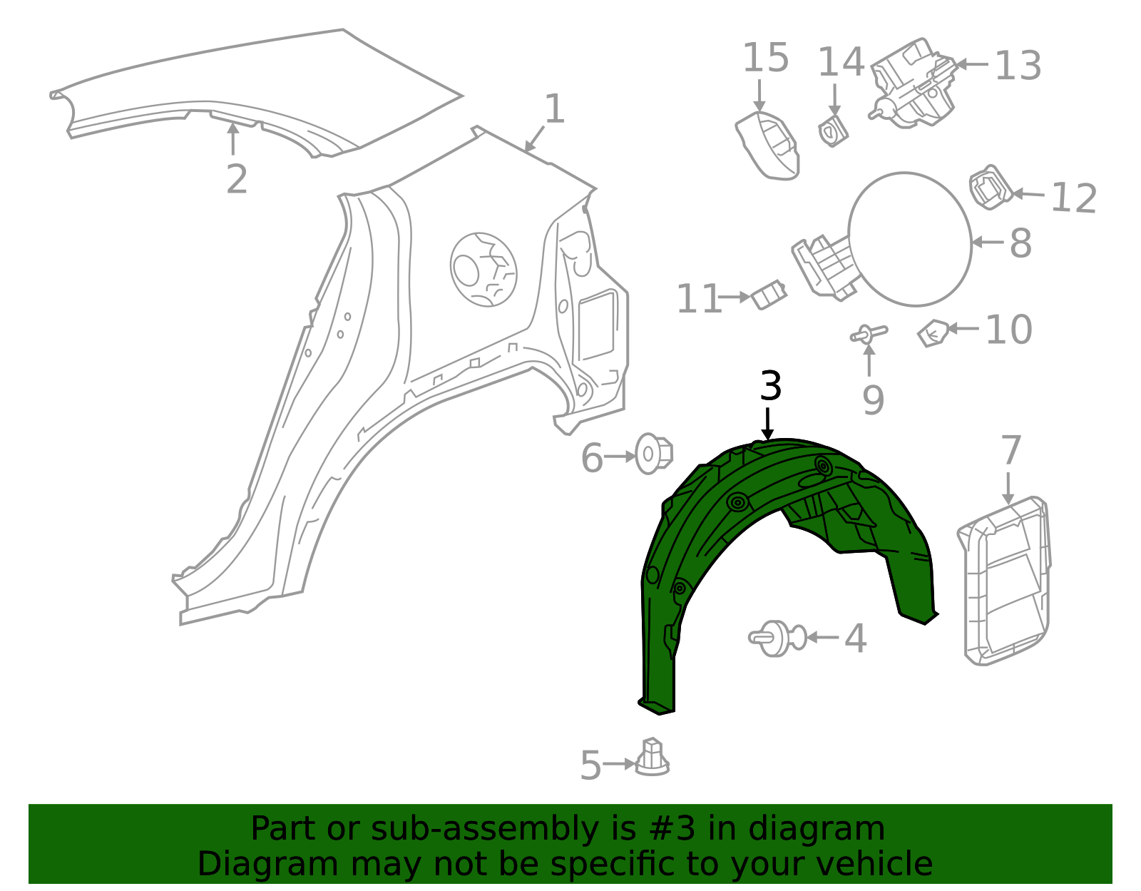 65638-76030 - 2019-2021 Lexus - Wheelhouse Liner | My L Parts