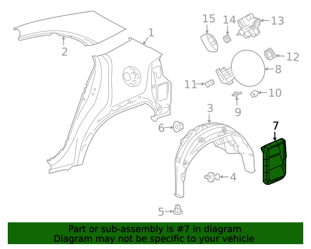 2019-2024 Lexus Pressure Vent 62940-02170 | OEM Parts Online