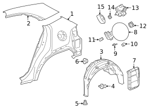 2019-2024 Lexus Pressure Vent 62940-02170 | OEM Parts Online