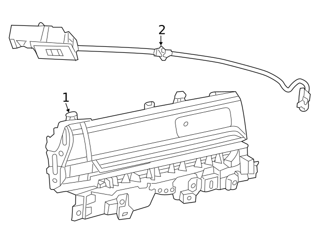 Glove Box Assembly - Mopar (6YK08TX7AA) | TascaParts.com