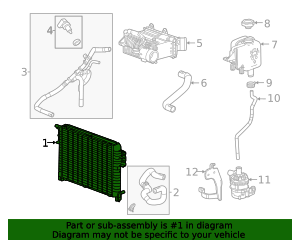 2020-2024 GM Engine Radiator 86785339 GM | GMPartsDirect.com