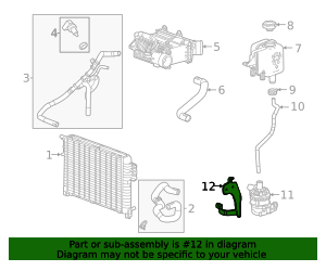 2020-2025 GM Charge Air Cooler Coolant Pump Bracket 23393999 GM ...