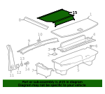 2020-2024 Cadillac XT6 Shade Kit 84663796 GM | GMPartsDirect.com