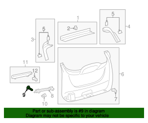 2013-2018 Ford Pull Handle Screw W702738-S424 | OEM Parts Online