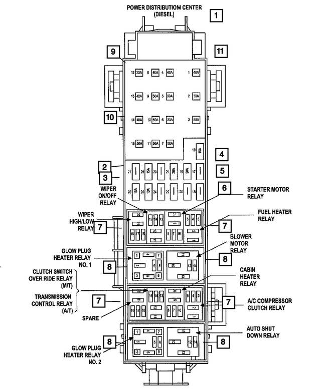 2007 Dodge Nitro Totally Integrated Power Module, Remanufactured ...