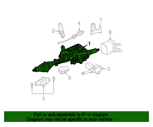 2008-2015 Mercedes-Benz Steering Column 204-460-48-16 | MB OEM Parts