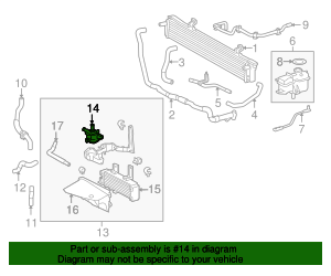 2010-2012 Lexus Drive Motor Inverter Cooler Water Pump G9040-47090 ...