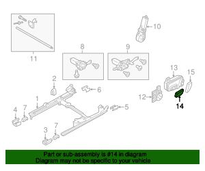 2008-2020 Audi Knob 8K0-959-815-4PK | AutoNationParts.com