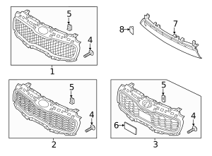 2020-2022 Kia Sportage OEM NEW 2020 Kia Sportage Radiator Grille ...