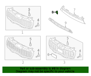 2020-2021 Kia Sportage Tow Eye Cap 86617-D9500 | TascaParts.com