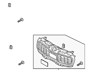 2020-2022 Kia Sportage OEM NEW 2020 Kia Sportage Radiator Grille ...