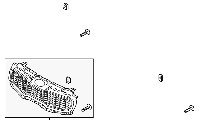 86350-D9610 - Grille Assembly 2020-2022 Kia Sportage | Kia Cheap Parts