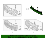 86561-D9LA0 - Center Grille 2020-2022 Kia Sportage | Kia.Parts Store
