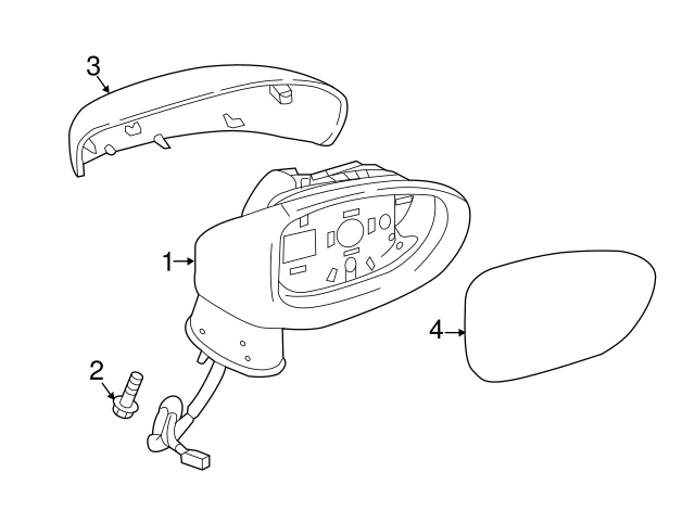 na9e69181a - Mirror Housing 2016-2022 Mazda MX-5 Miata ...