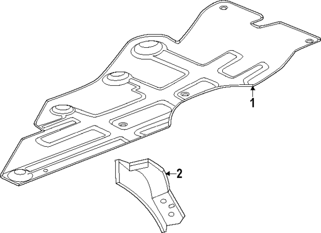 2024 Chevrolet Trax Under Cover 60006316 | TascaParts.com