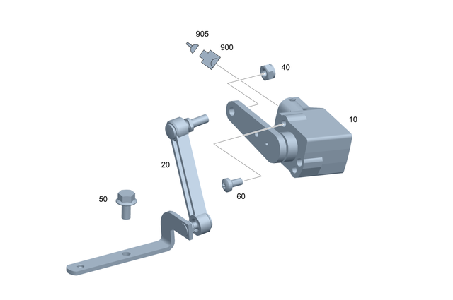 164-320-28-32 - Link Rod Mercedes-Benz USA Parts