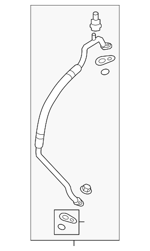 Genuine OEM Ford Part - Suction Hose DB5Z-19867-E | Genuine OEM Ford ...