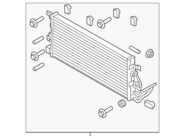 DB5Z-19712-F - Condenser - 2013-2019 Ford | OEM Parts Quick