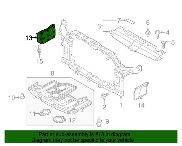 29120-B2000 - Side Cover 2014-2019 Kia | Kia.Parts Store