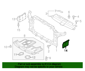 2014-2019 Kia Side Cover - Driver's Side (LH) 29130-B2000 | TascaParts.com