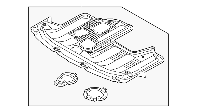 2014-2019 Kia Soul OEM NEW 2014-2019 Kia Soul Radiator Support Splash ...