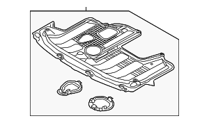 29110-E4000 - Under Cover 2015-2019 Kia Soul EV | Kia.Parts Store