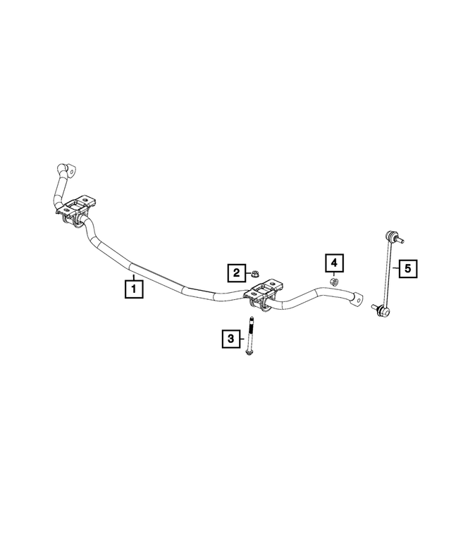 2014-2022 Mopar Front Stabilizer Bar 68379797AA | TascaParts.com