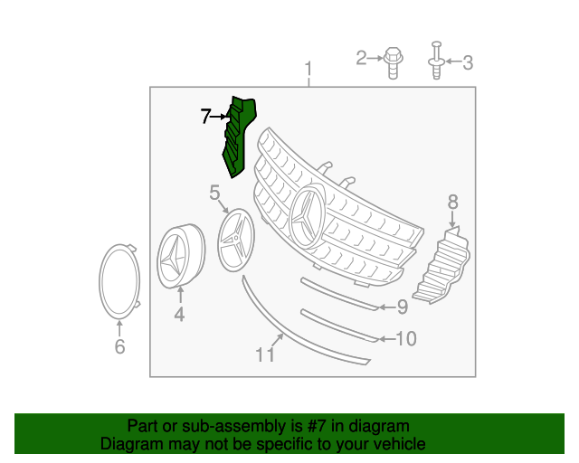 164-888-02-41 - Side Cover 2006-2011 Mercedes-Benz | Mercedes-Benz USA ...