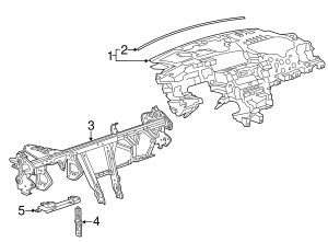 2022 Cadillac Reinforced Beam 84852713 | GMPartsDirect.com