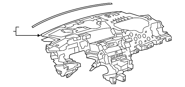 2017-2021 Cadillac Instrument Panel 84244763 | GMPartsDirect.com