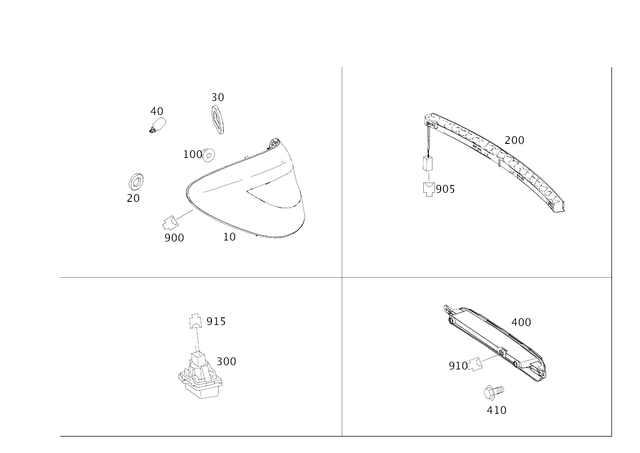 218-906-02-58 - Rear Lamp 2012-2018 Mercedes-Benz | Mercedes-Benz USA Parts