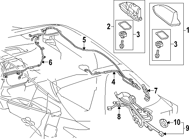 86101-4E040 - Antenna Cable 2023-2024 Toyota | Ourisman Toyota Parts