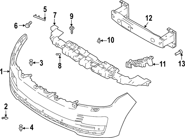 2022-2023 Land Rover Range Rover Upper Bracket LR150995 | OEM Parts Online