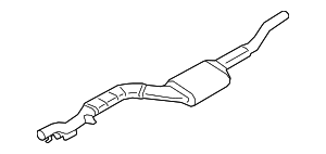 Genuine BMW 18-30-8-570-175 | Muffler & Pipe | FREE Shipping on Most ...