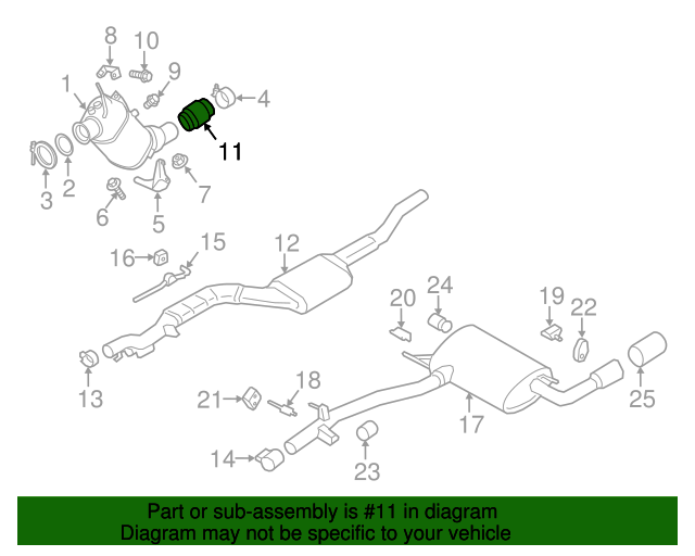 Genuine BMW 18-30-8-589-078 | Exhaust Clamp | FREE Shipping on Most ...