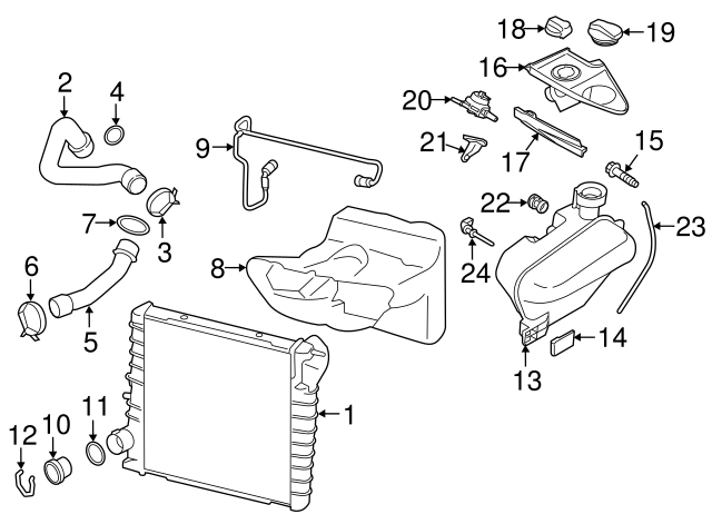 2017-2020 Porsche Radiator 9P1-121-251 | OEM Parts Online