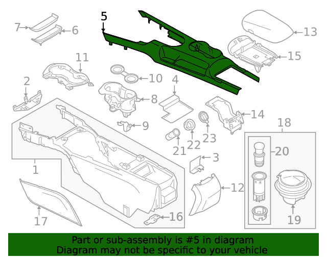 Genuine OEM Ford Part - Finish Panel JR3Z-63044E50-AE | Genuine OEM ...