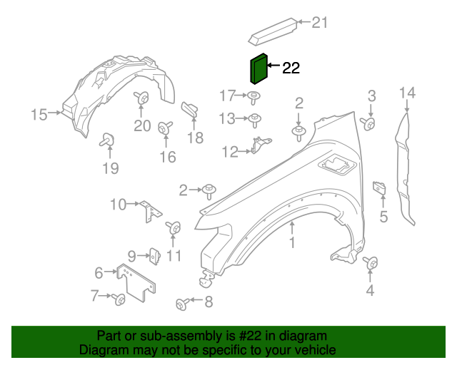 OEM Ford Part Part Number: HC3Z-2532284-B, Ford Lower Pad, 2018-2019 ...