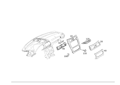 Wood Covering of Instrument Panel Pigeonhole and Ashtray for 2008 ...