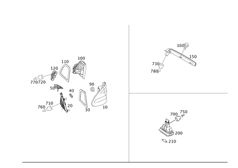 Rear Illumination for 1997 Mercedes-Benz E 320 | Mercedes-Benz USA Parts
