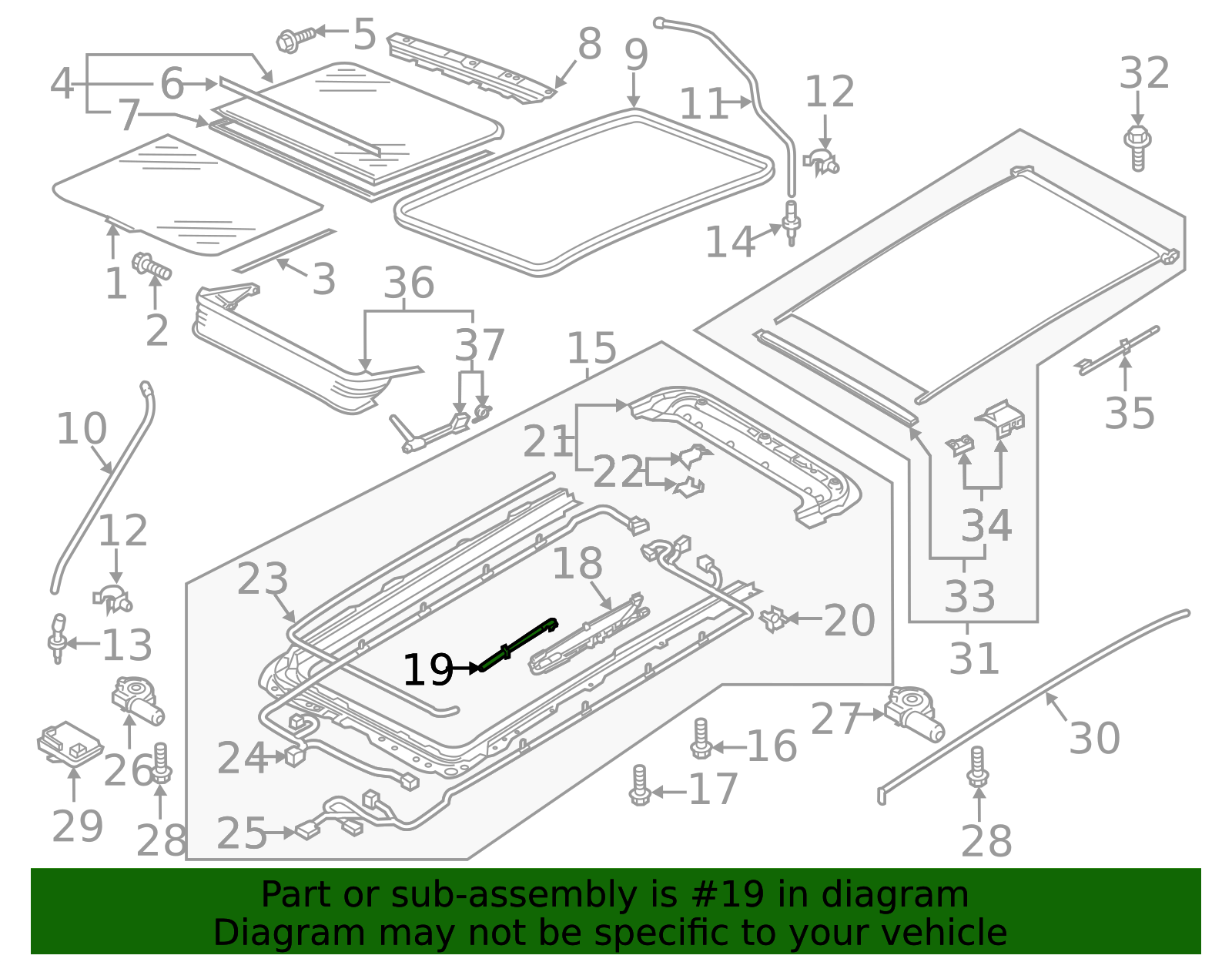 3G9-898-870 - Sunroof Cable 2018-2024 Volkswagen | AutoNation Parts