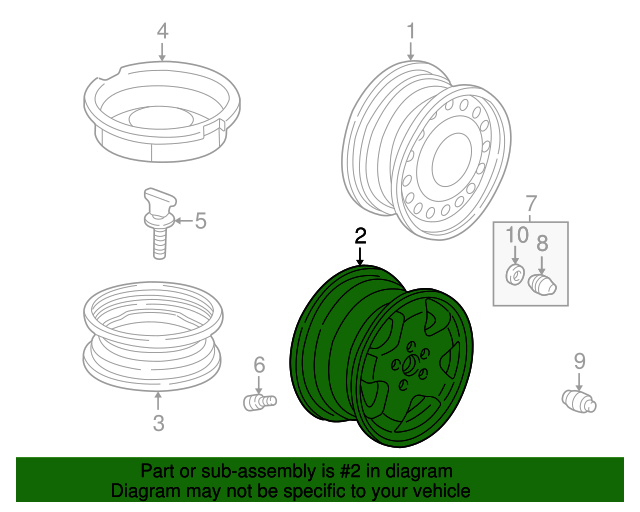 42700-S0X-A81 - Wheel, Alloy 2002-2004 Honda Odyssey | Honda Parts Online