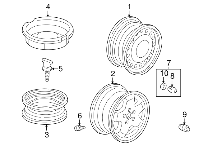 42700-S0X-A81 - Wheel, Alloy 2002-2004 Honda Odyssey | Honda Parts Online