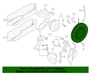 2005-2019 Volkswagen Rotor 5Q0-615-301-F | vwpartscente