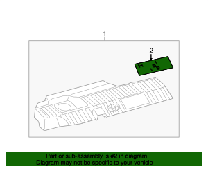 11291-37060 - Engine Cover Emblem - 2010-2017 Toyota | OEM Genuine ...