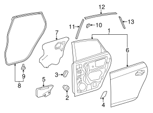75977-47020 - Trim Stripe Tape 2010-2015 Toyota | Bam Wholesale Parts
