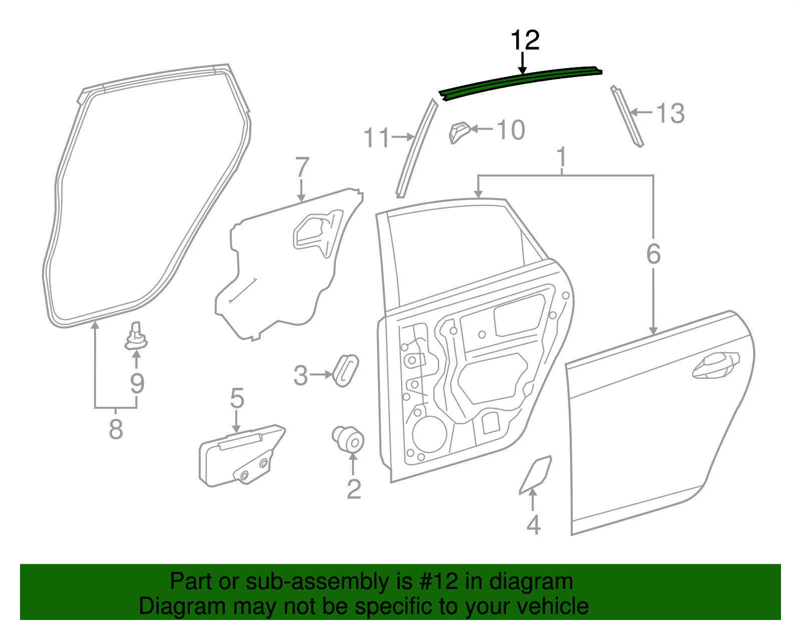2010-2015 Toyota Stripe 75988-47020 | Toyota San Diego Parts