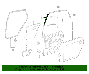 2010-2015 Toyota Stripe 75977-47020 | Toyota San Diego Parts