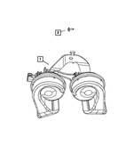 Horns for 2010 Dodge Journey | Mopar Parts