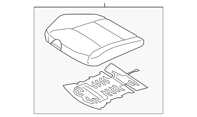 Hyundai - 88100-3X710-MBR - Cushion Assembly - 2013-2014 Hyundai ...